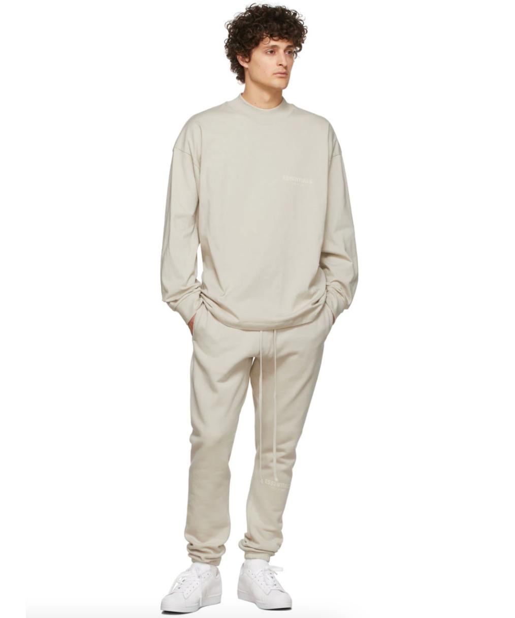 【本物・新品・送料込み】ESSENTIALS Beige Relaxed Sweat Pant...