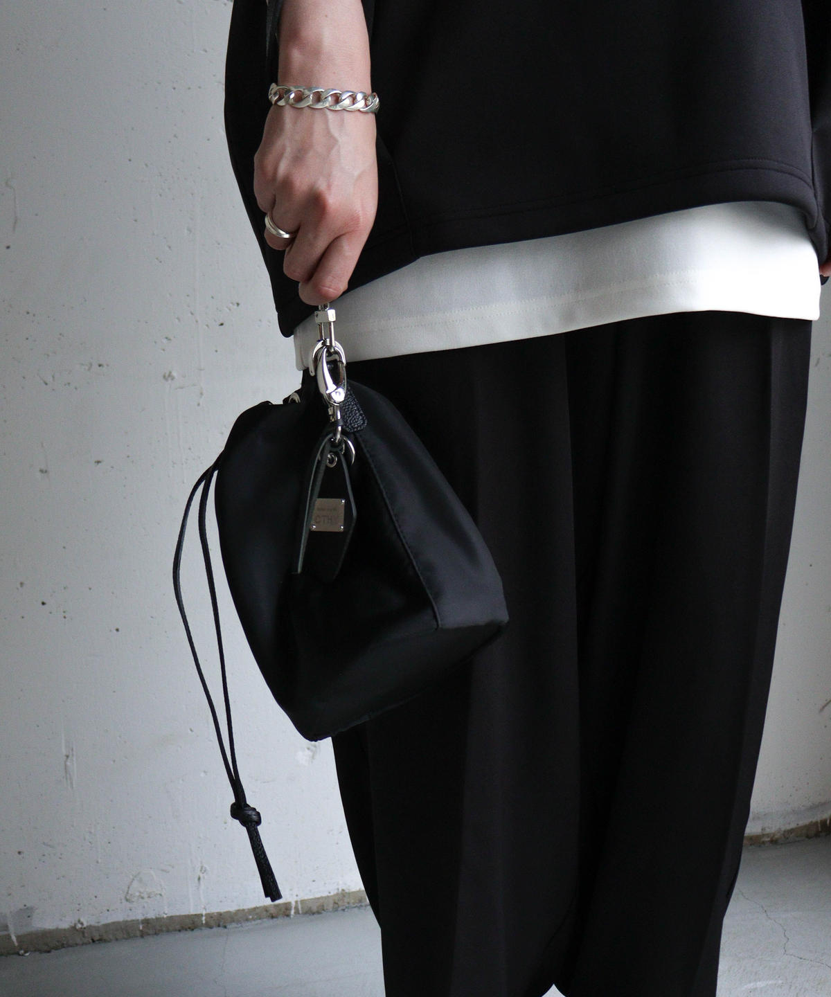 #01 LIMONTA NYLON DRAWSTRING BAG | CTHY