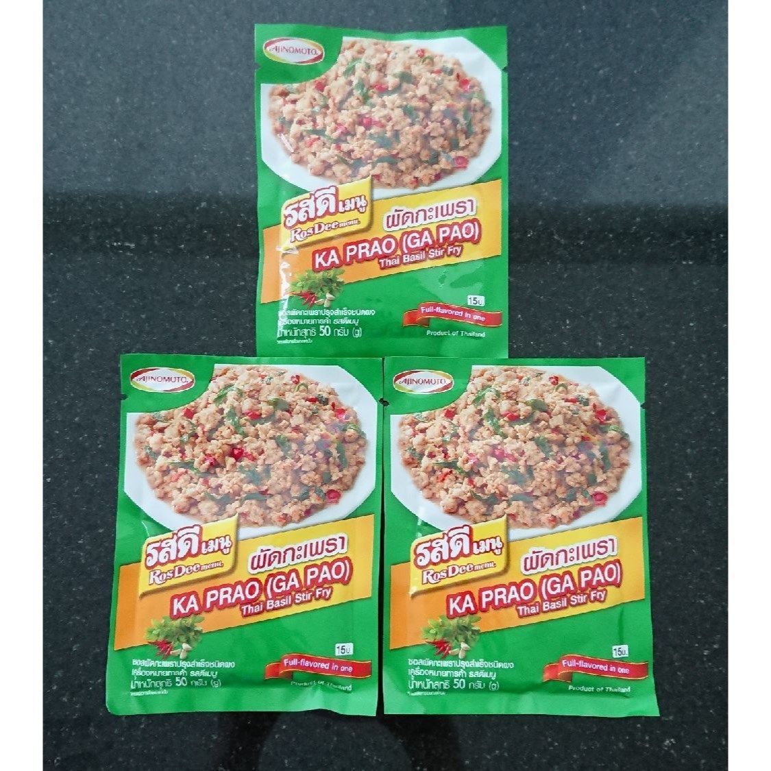 タイ料理★RosDee menu ajinomoto★タイの味の素【ガパオ】【ガパオライスの素...