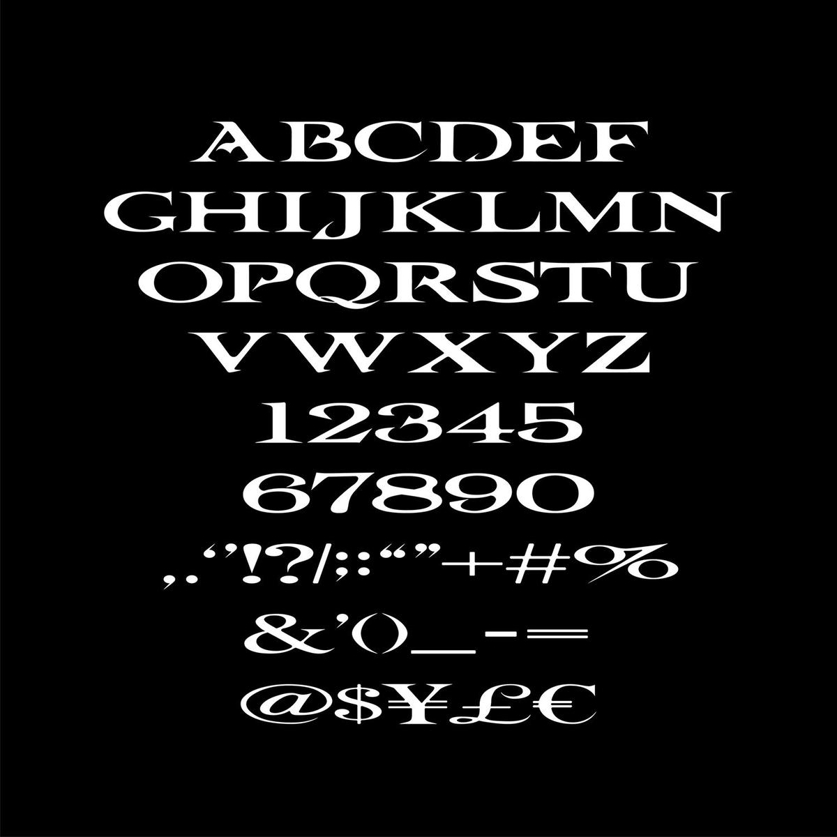 F007 [Font] ZERO Regular 1.0 | KAZUHIRO AIHARA ...