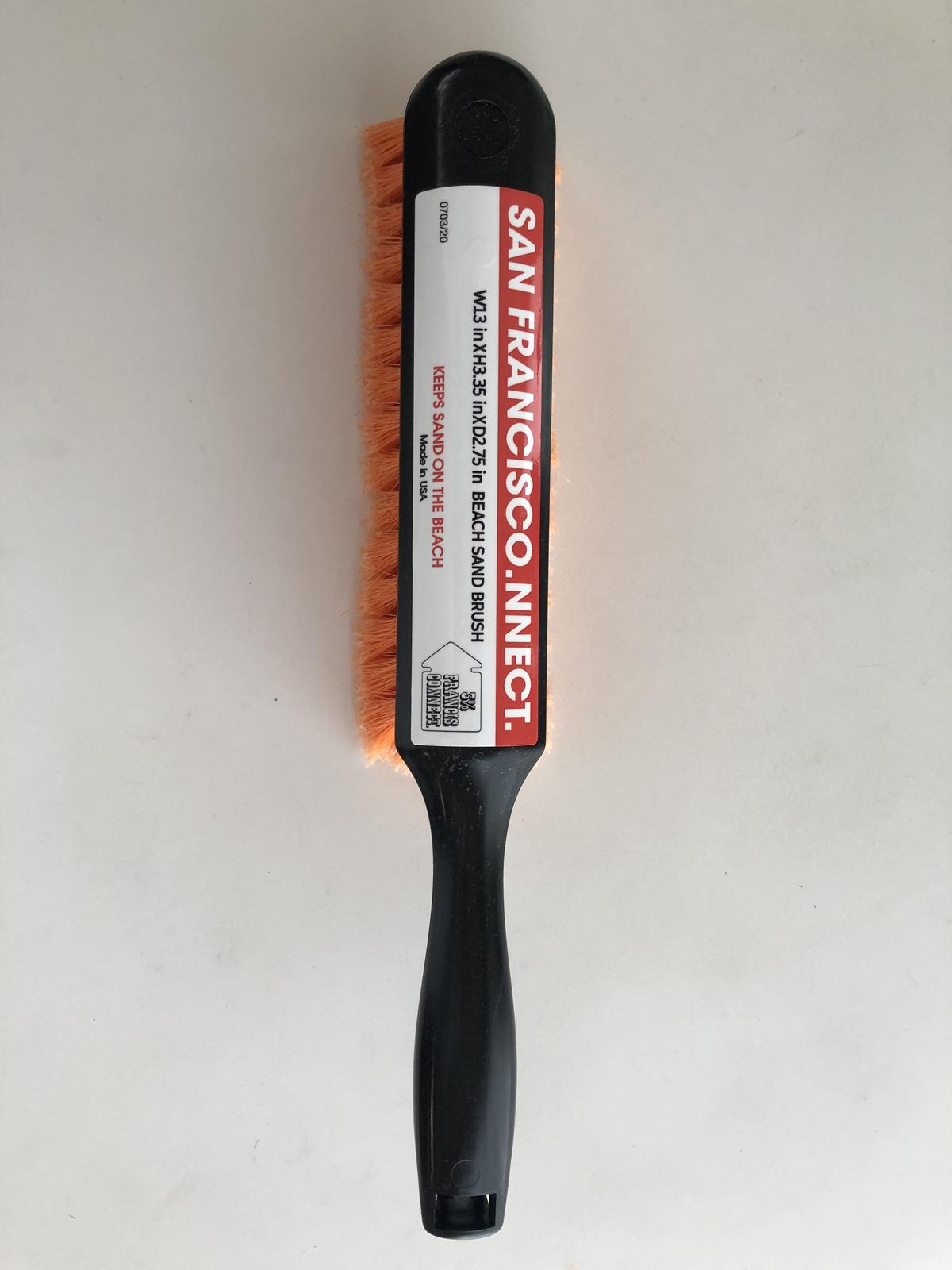 SFC BEACH SAND BRUSH. BLK/ORG. | sanfrancisco....