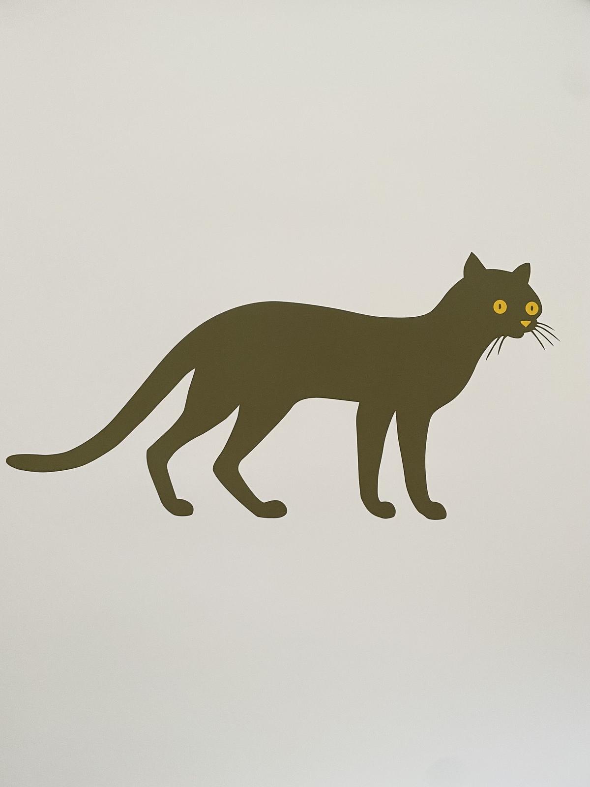 Enzo Mari ポスター 猫 | 誠光社 通信販売