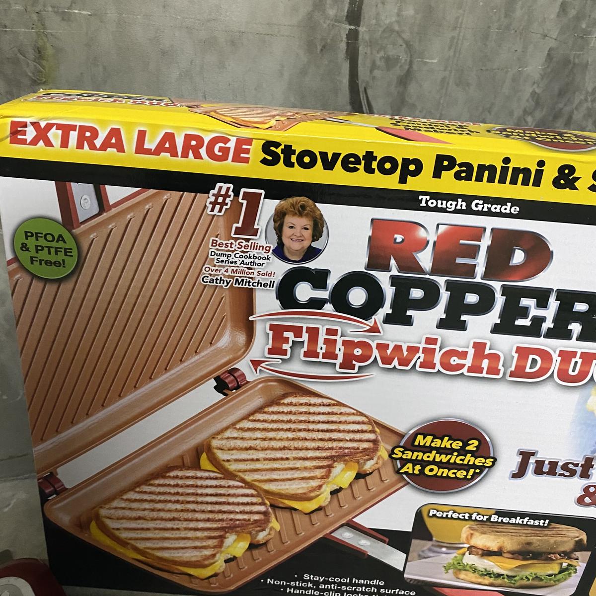 Red Copper "Flipwich Duo" Sandwich Pan | Hamer’...