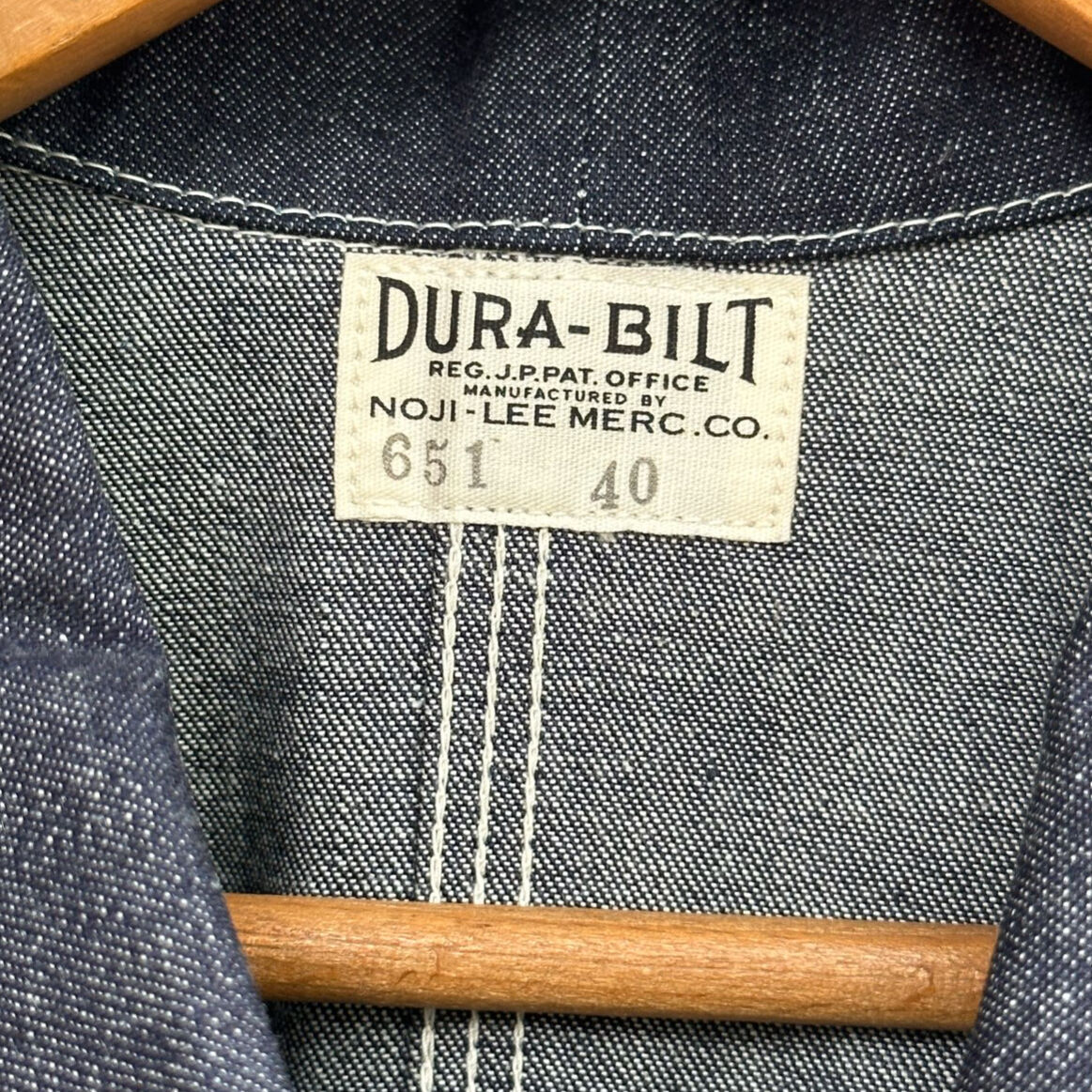 DURA-BILT SERVICE COAT 651 10oz DENIM | Shank C...