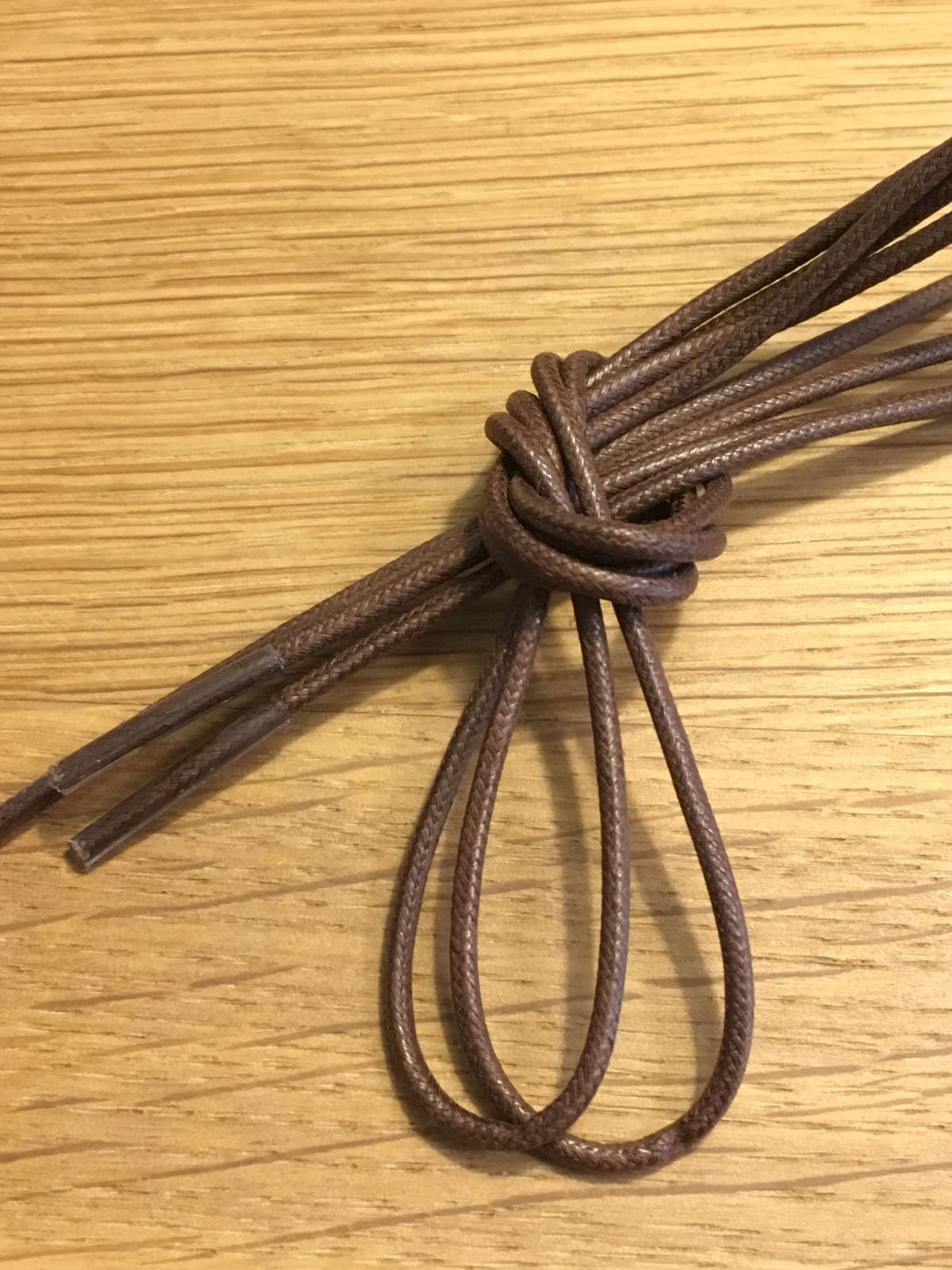 茶/ブラウン/丸紐/ロウ引き/レギュラー | Shoelace Factory | シューレー...