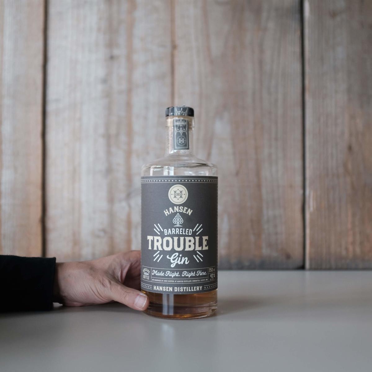HANSEN BARRELED TROUBLE GIN | GIN BOTTLE SHOP