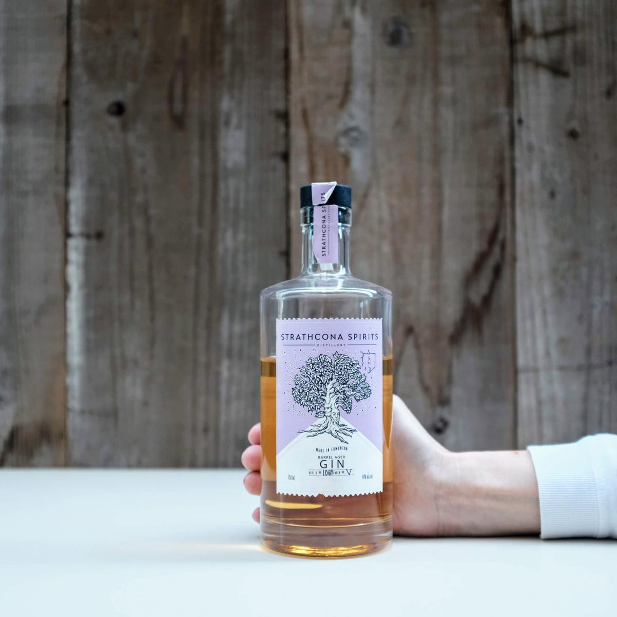 STRATHCONA BARREL AGED GIN | GIN BOTTLE SHOP