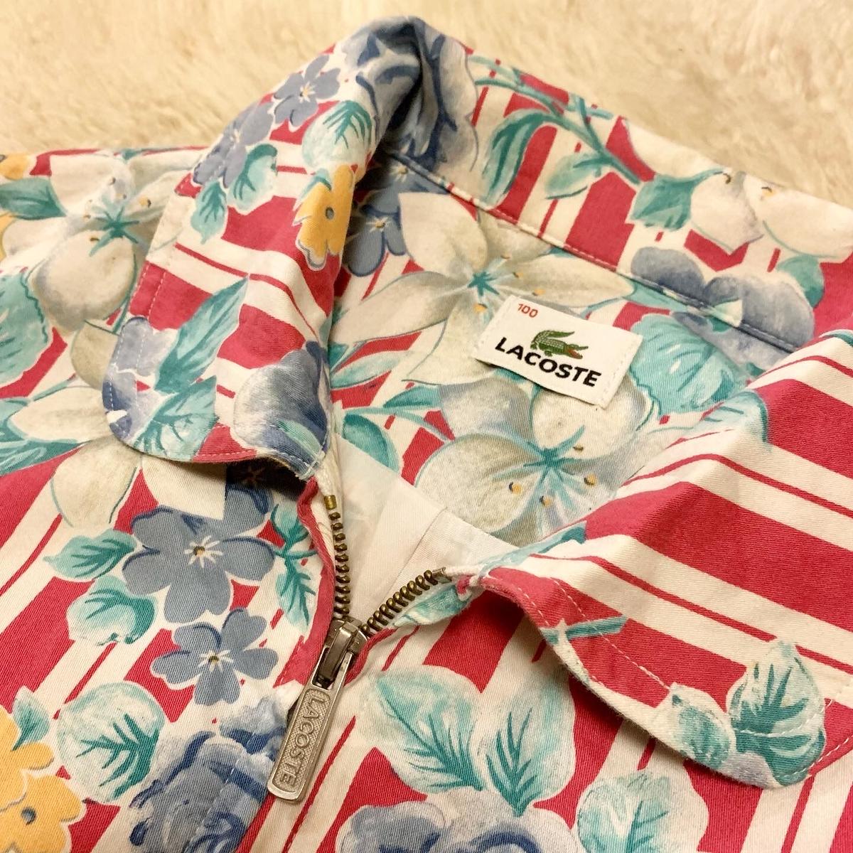 LACOSTE” pattern jacket 】 | Skeleton Lamp