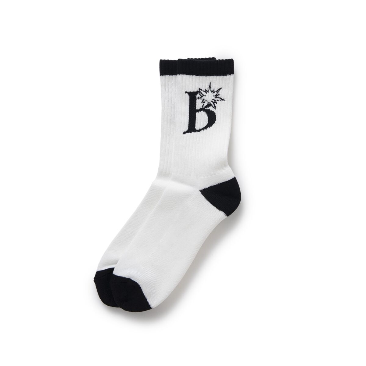 BoTT / B LOGO SOCKS / WHITE | Sophomore