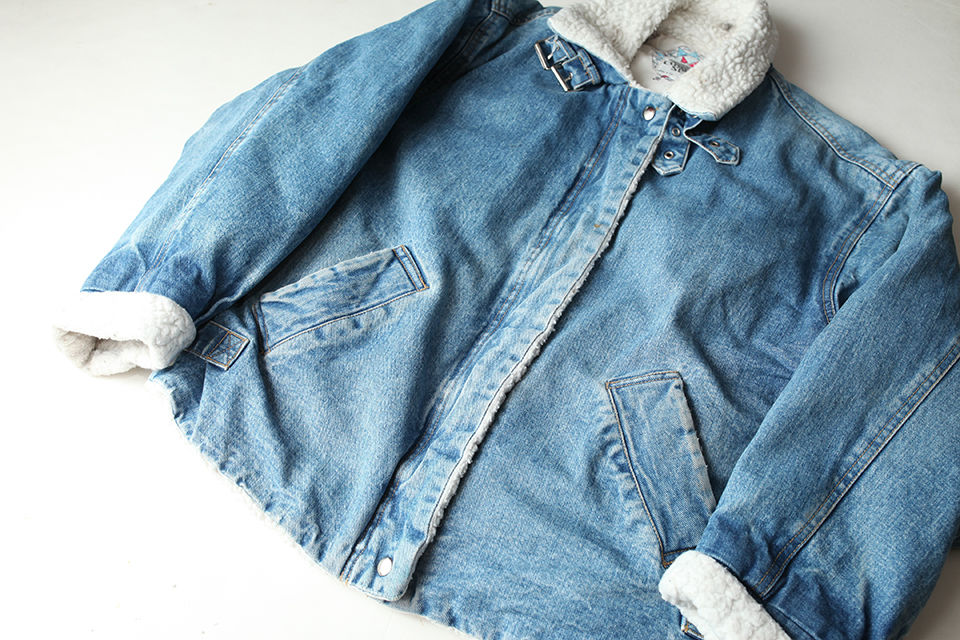 B-3 Type Denim Boa Jacket | Strato