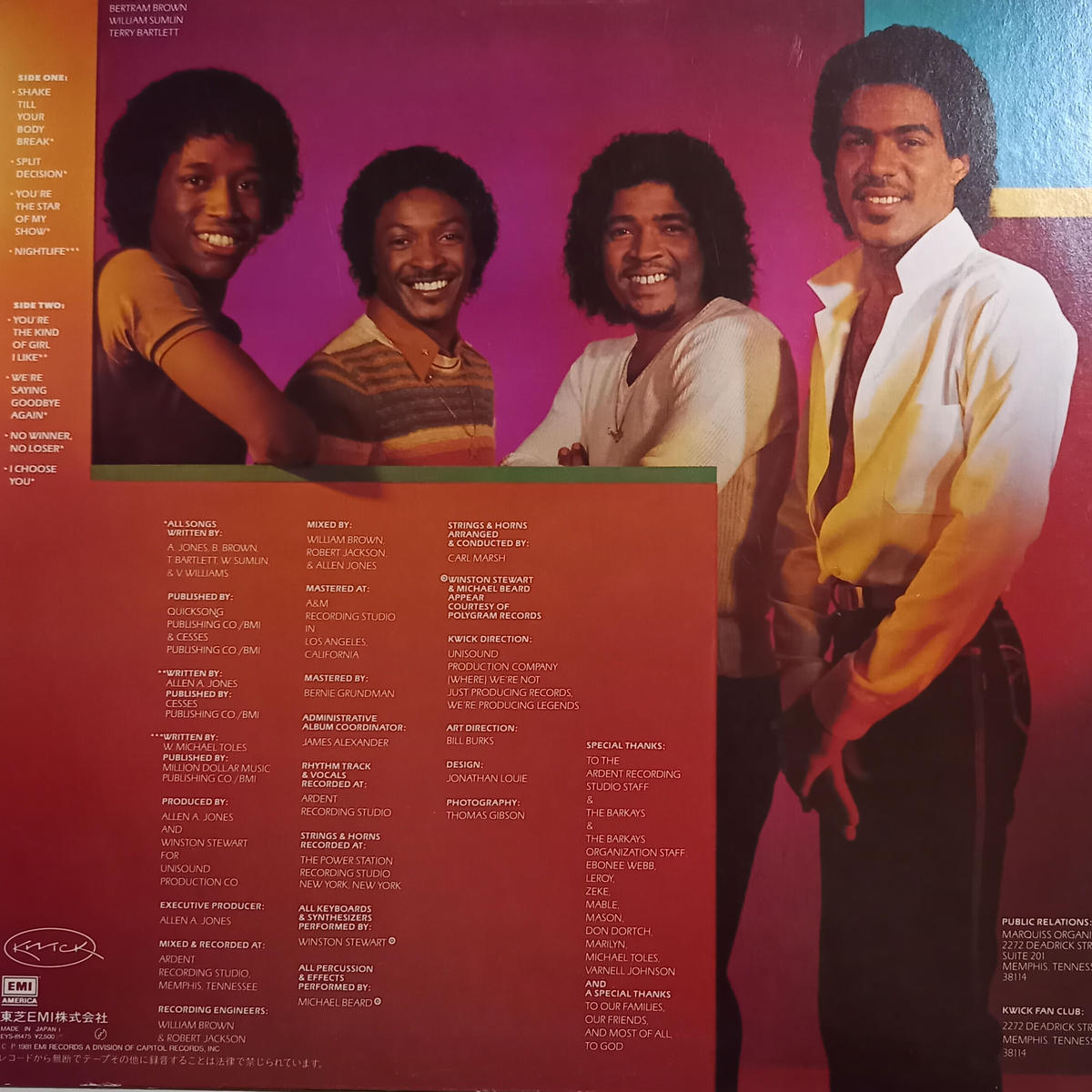 Kwick / To The Point (LP) | 倉吉円盤舎 オンラインレコードショップ