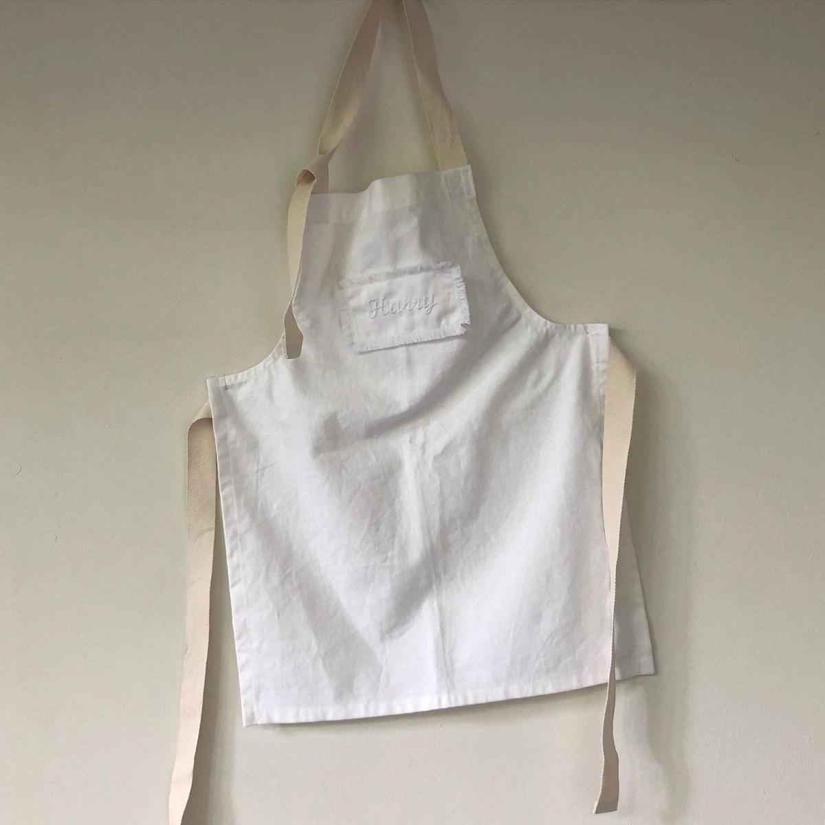 Kids apron white | THE BASICS