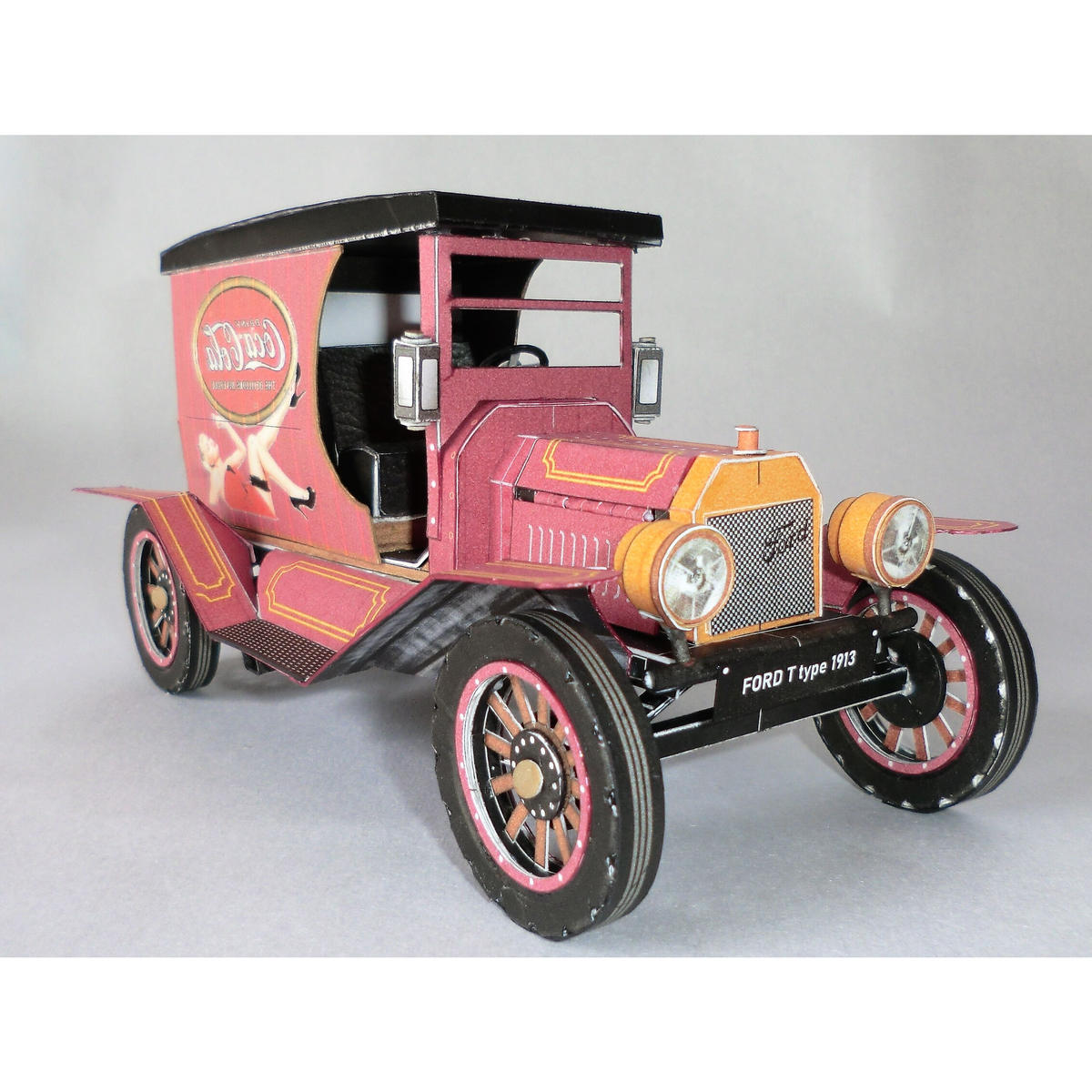 Ford Ttype Van truck Coca-Cola | tkpapercraft