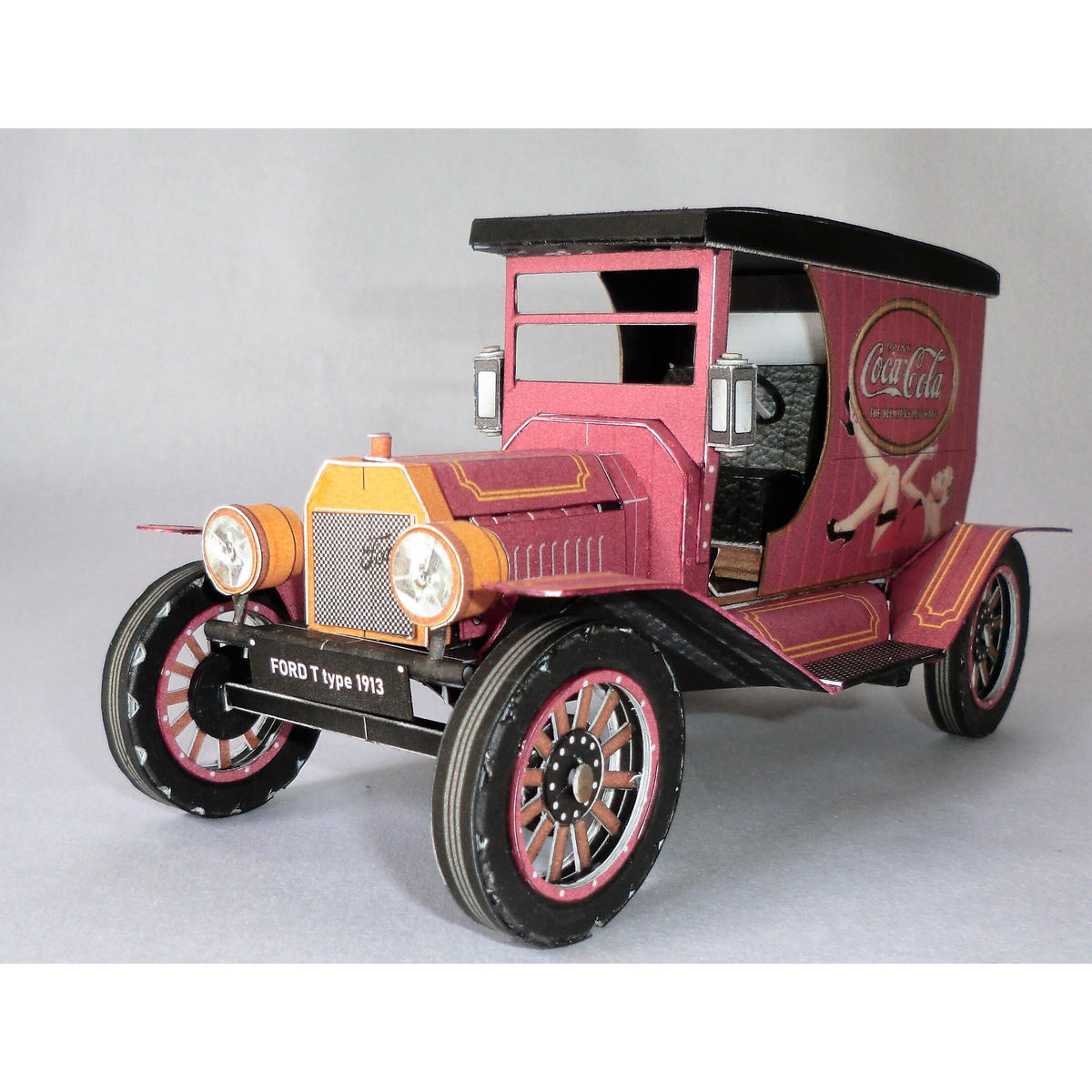Ford Ttype Van truck Coca-Cola | tkpapercraft