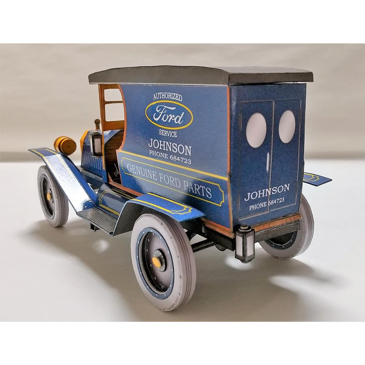 FORD T type Van truck 1:18 | tkpapercraft