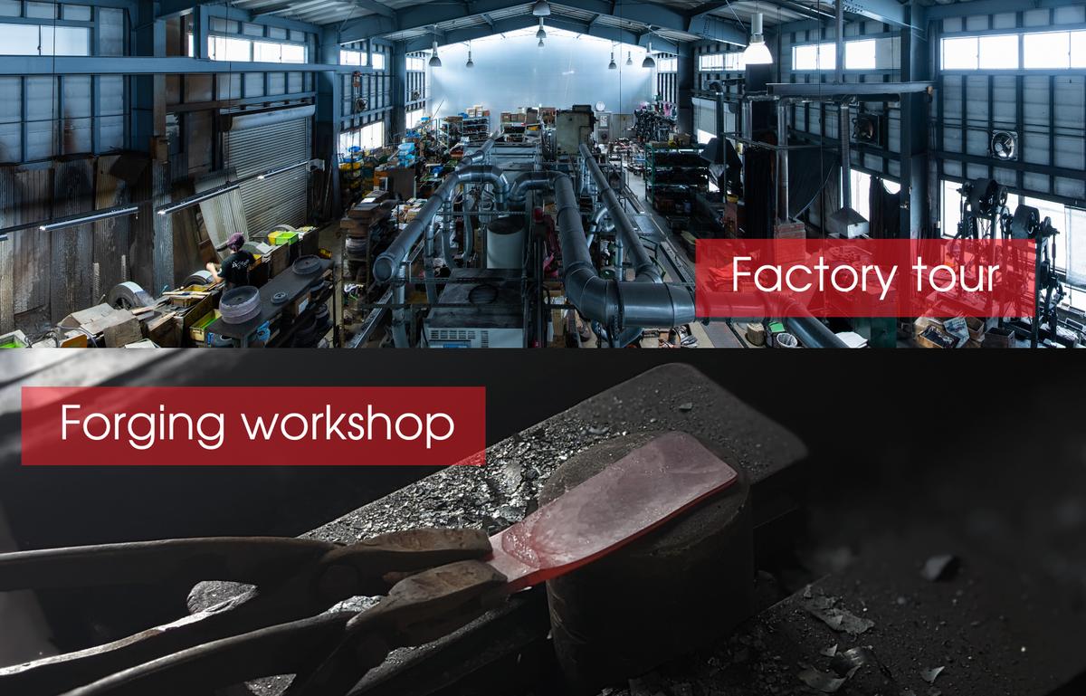 Factory tour with guide & Forging experience