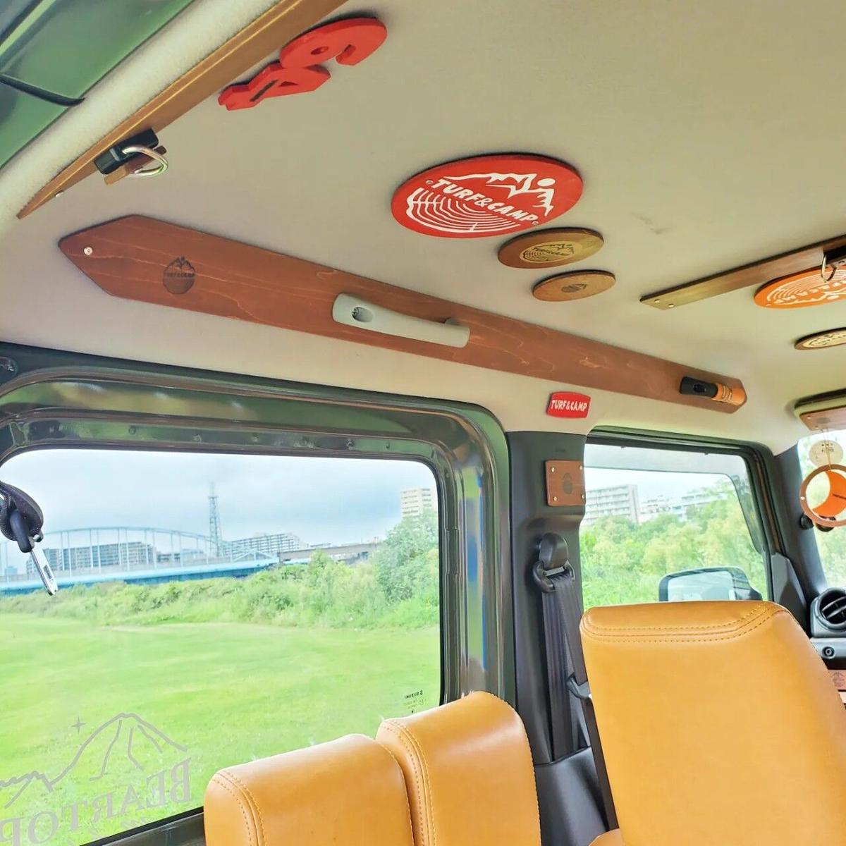 [サイド天井パネル(ロング2点)] 新型ジムニーウッドパネルJB64/74 | TURF&...