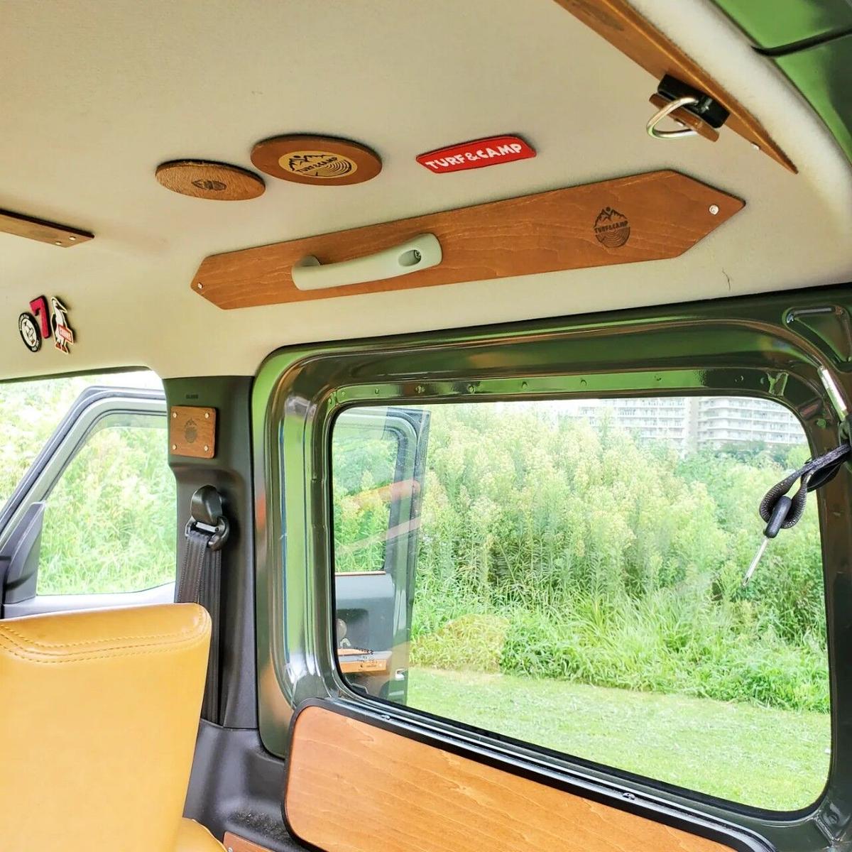 [サイド天井パネル(ロング2点)] 新型ジムニーウッドパネルJB64/74 | TURF&...