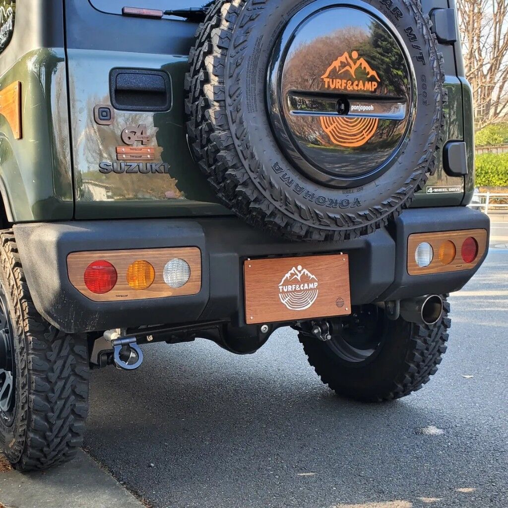 【外装(64・74エンブレム)】新型ジムニーウッドパネルJB64/74 | TURF&CAMP