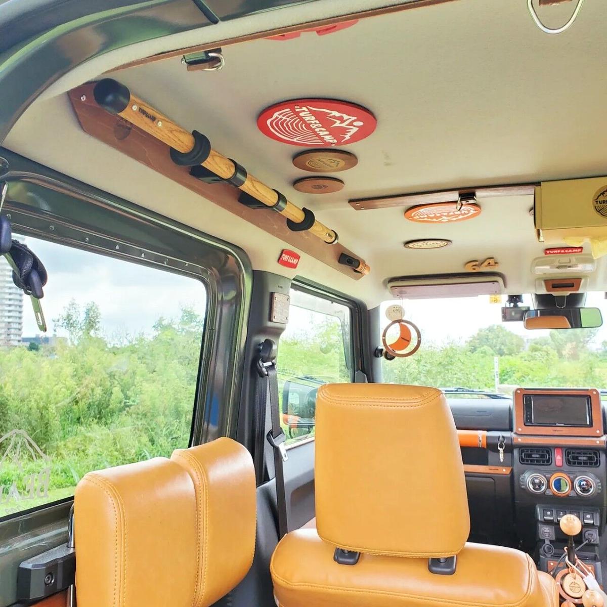 [サイド天井パネル(ロング2点)] 新型ジムニーウッドパネルJB64/74 | TURF&...