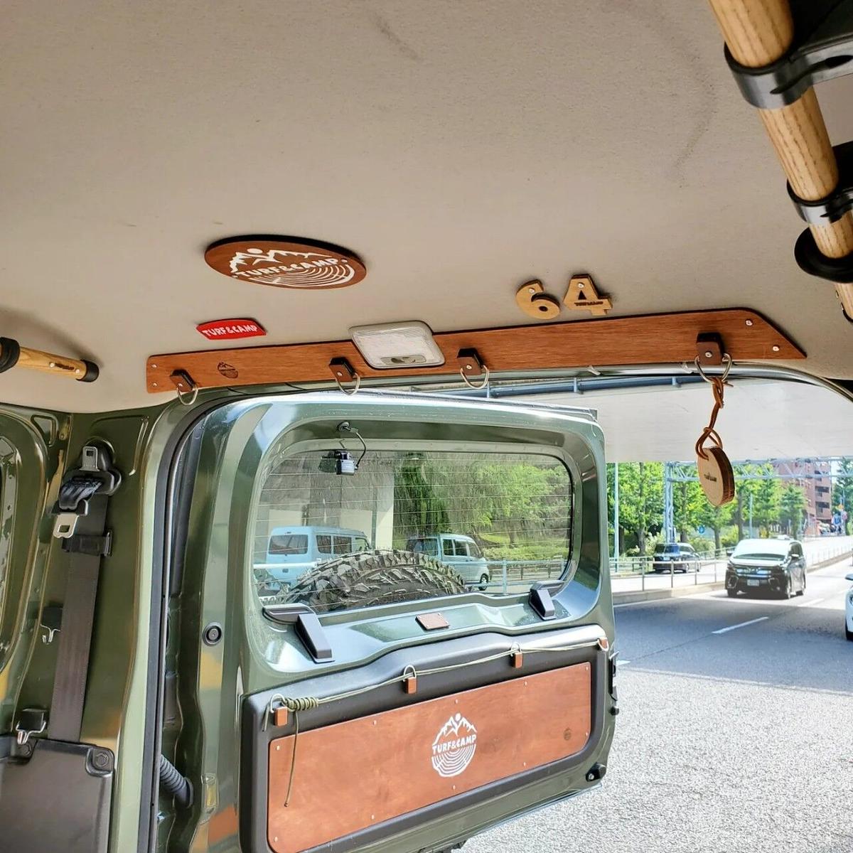 [リヤ天井パネル] 新型ジムニーウッドパネルJB64/74 | TURF&CAMP