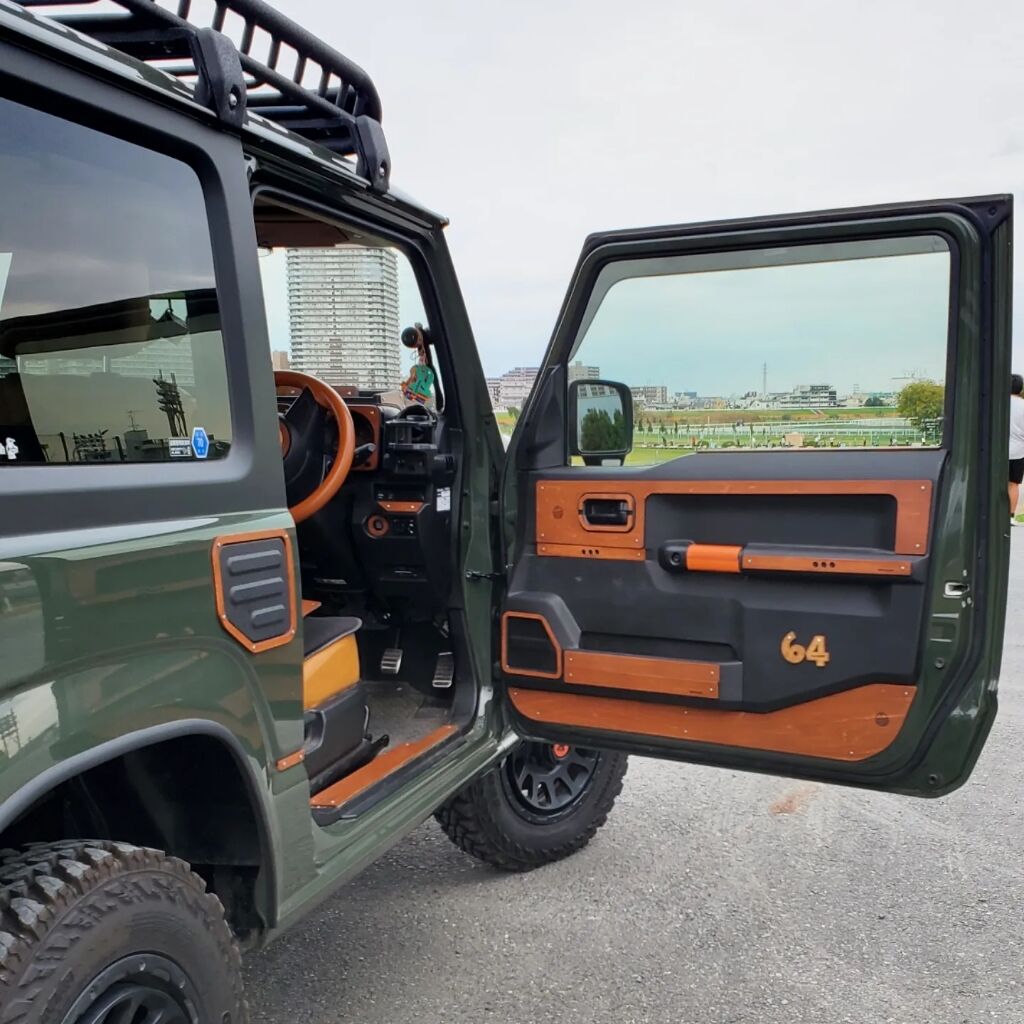 [フロントドア/⑨キックガードパネル] 新型ジムニーウッドパネルJB64/74 | TURF&...