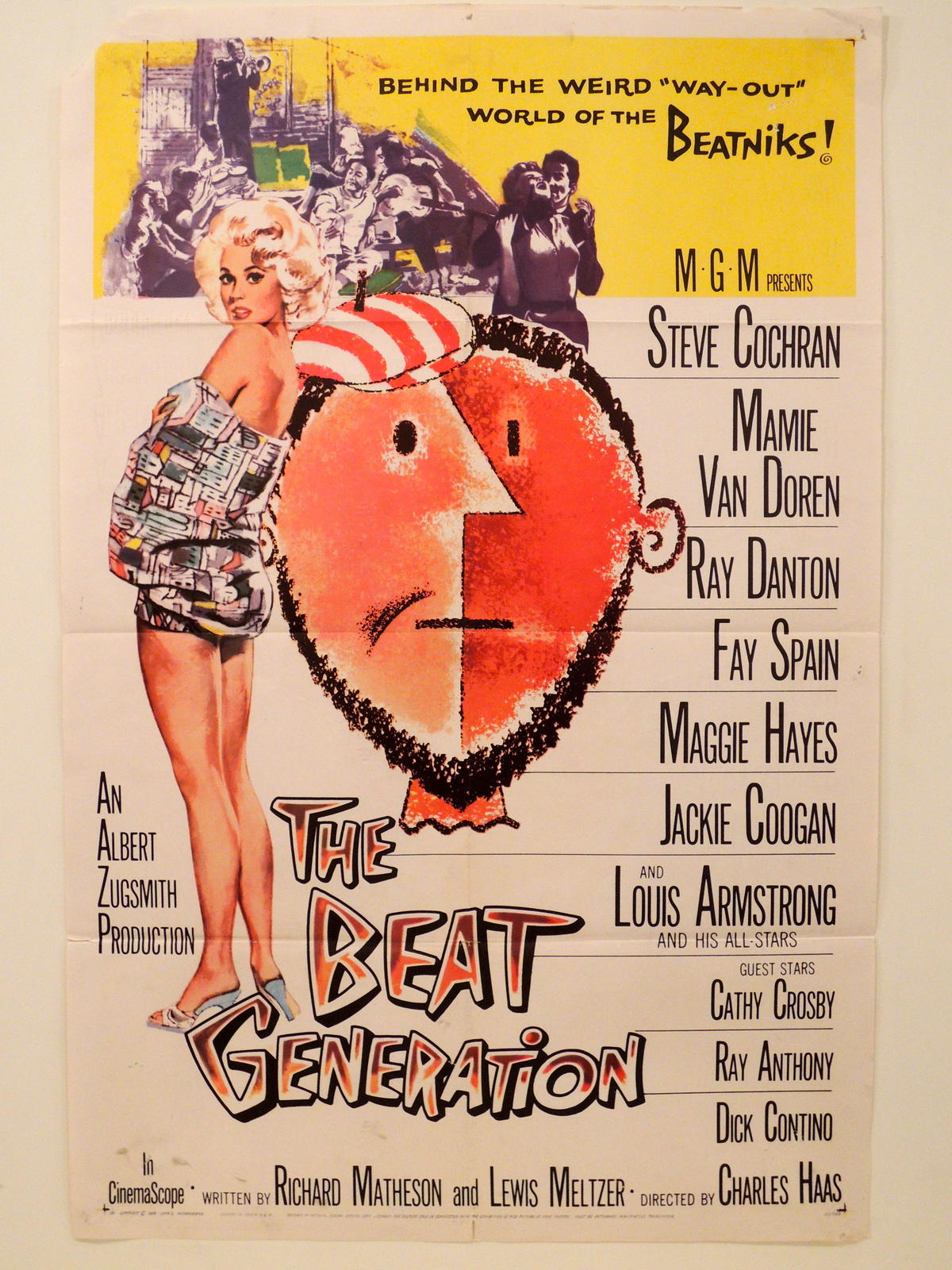 THE BEAT GENERATION(1959) | VINTAGE POSTER SCRA...