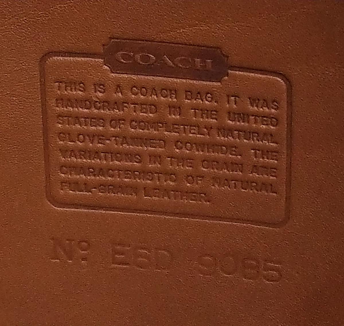 Near Mint Vintage Coach 9085 XL Duffle Sac Sho...
