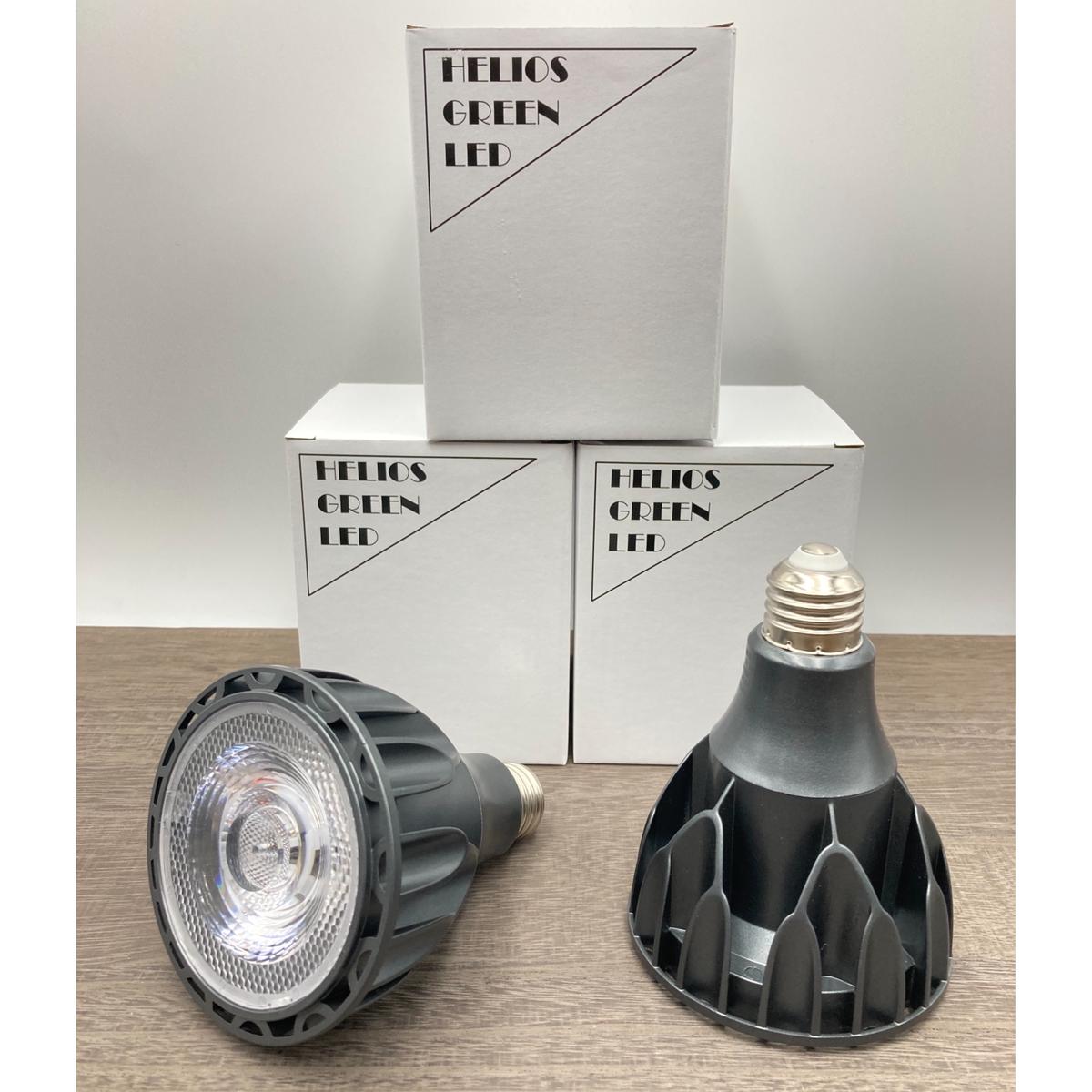 Helios Green LED HG24 植物育成LEDライト 2個セット ブラック...