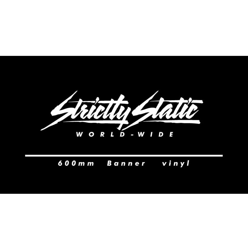 【Strictly Static バナーステッカー Script 各色】 | Works VE...