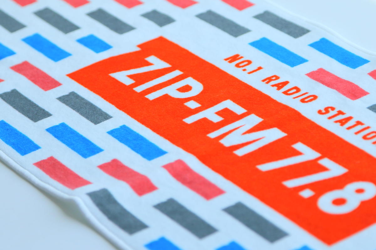 ZIP-FM オリジナル フェイスタオル | ZIP-FM OFFICIAL STORE