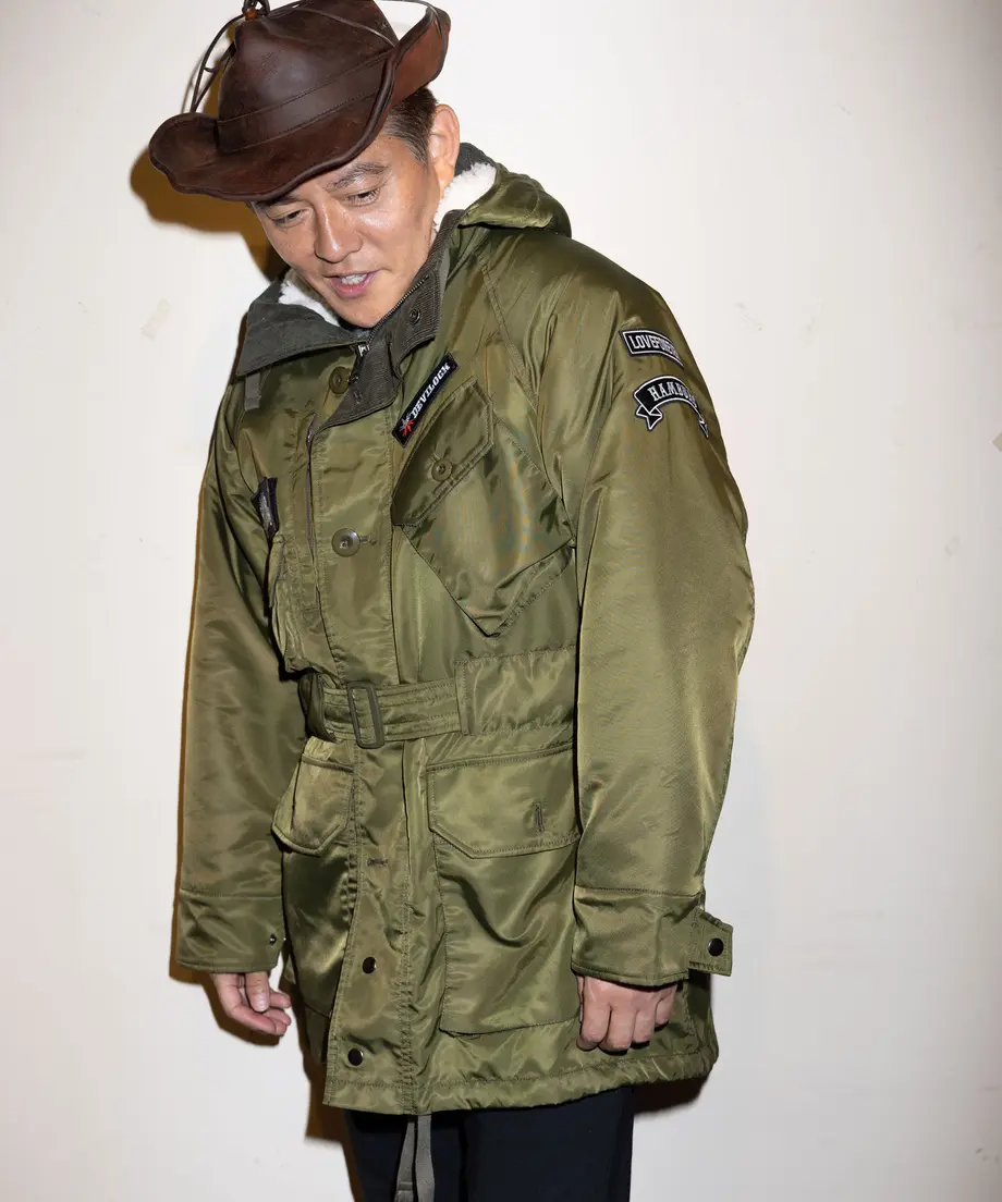 【受注生産限定】DEVILOCK x ハンバーグ師匠コラボレーション N-3Bタイプバイカージ...