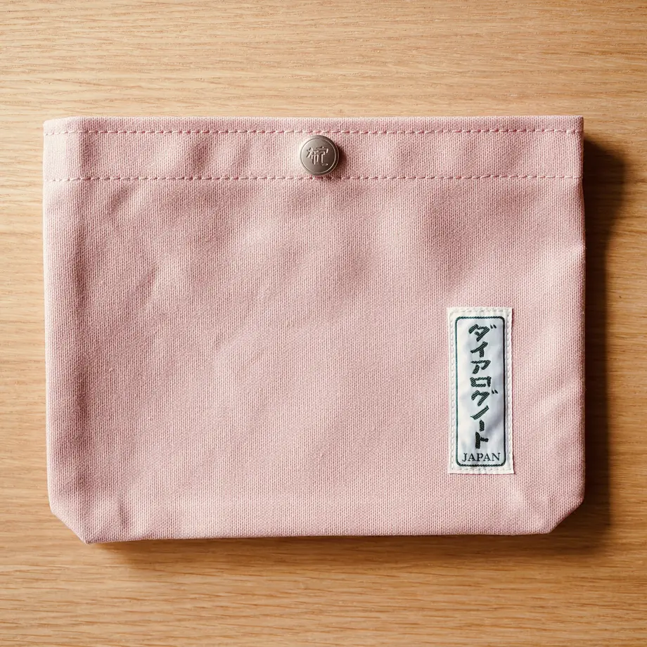 ダイアログノートポーチ（桜） by 一澤信三郎帆布 | DIALOG NOTEBOOK STORE