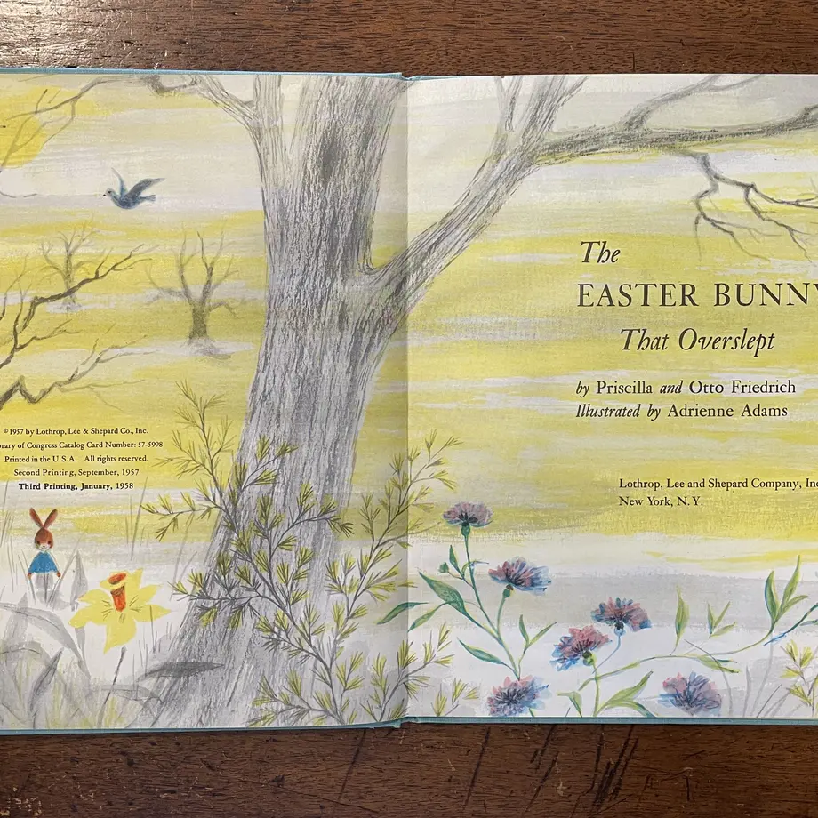 「THE EASTER BUNNY THAT OVERSLEPT（旧版／1958年3刷）」Pr...