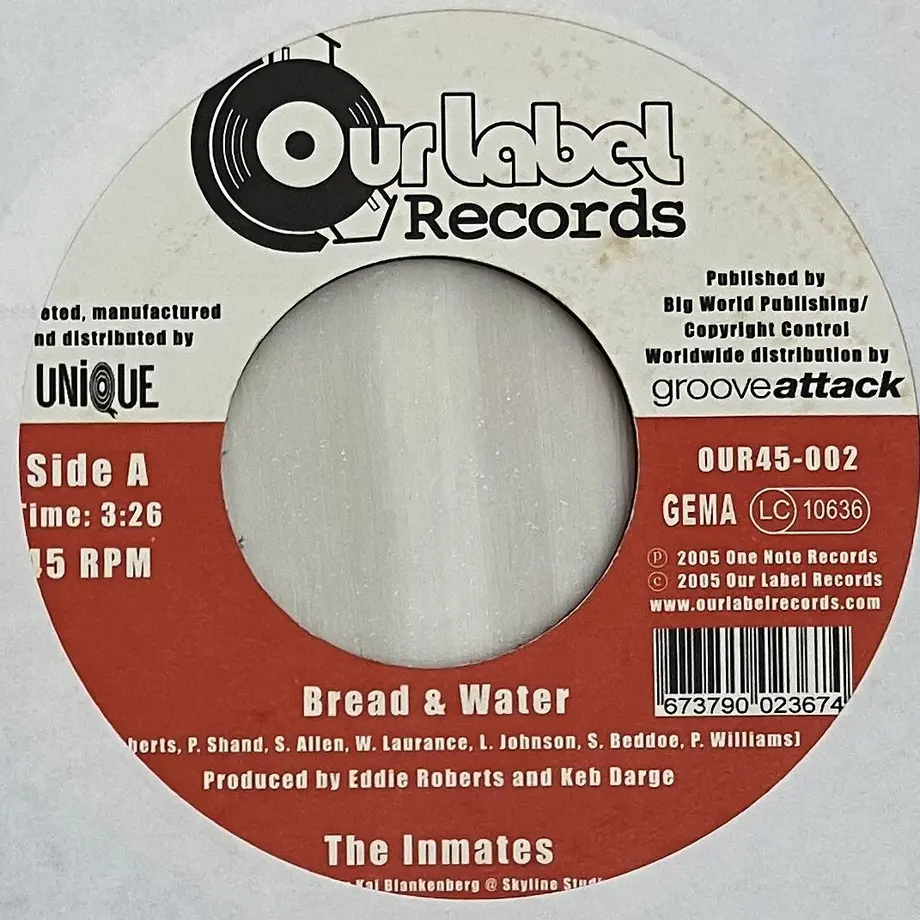 The Inmates - Bread & Water [7][Our Label Recor...