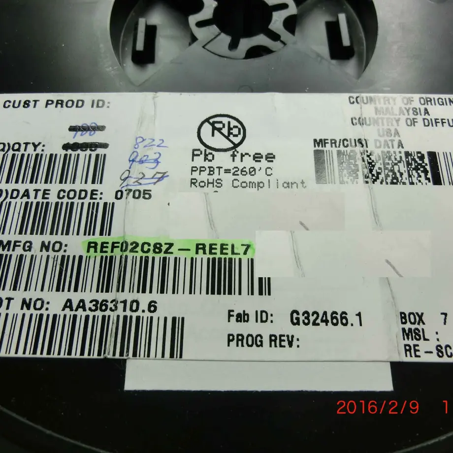 面実装基準電圧IC REF02CSZ アナログデバイセズ(Analog Devices)