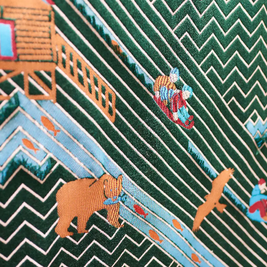 SNIP SNAP SATOYAMA green | fabric