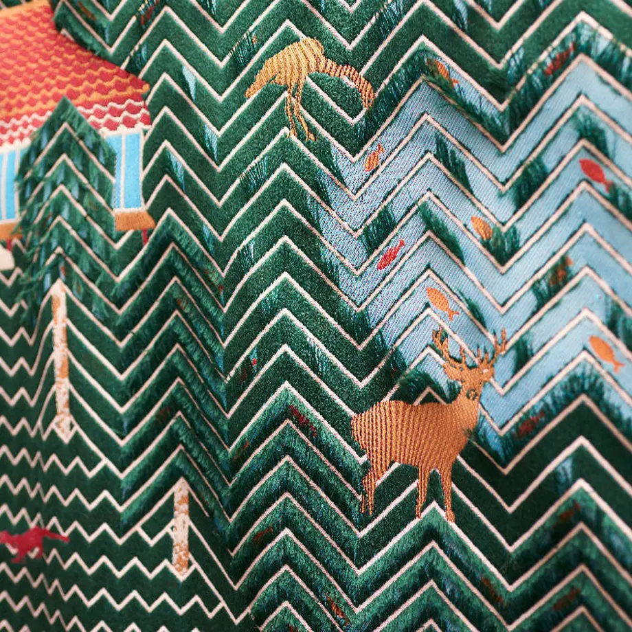 SNIP SNAP SATOYAMA green | fabric