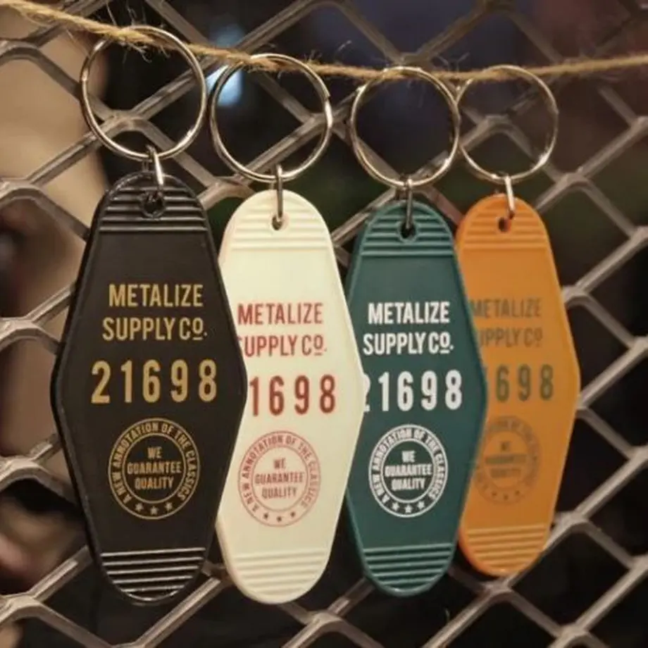 Vintage style motel key tag | So Glad web store