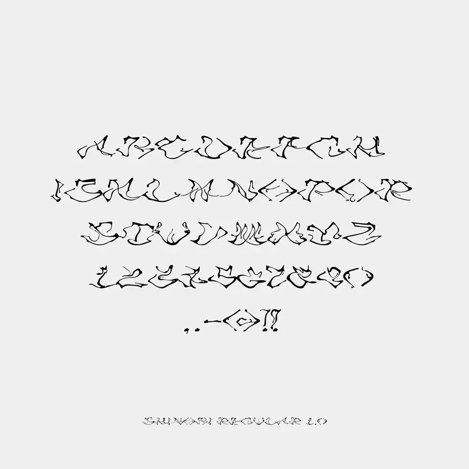 F004 [Font] MONJIRO Regular 1.0 | KAZUHIRO AIHA...