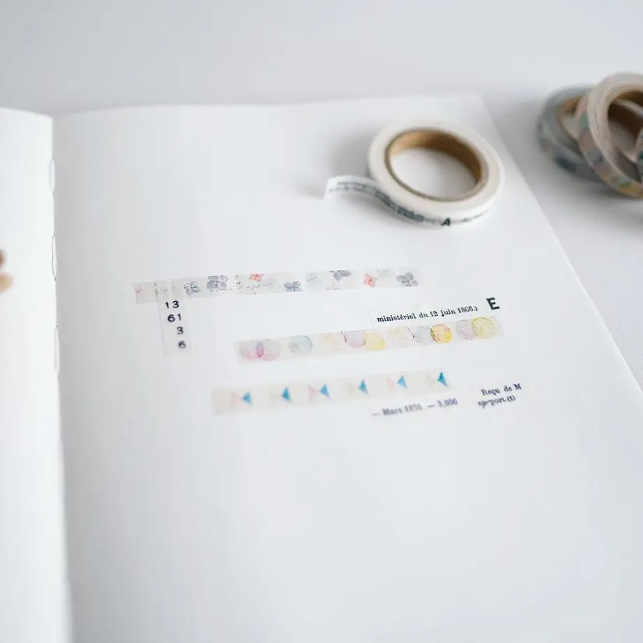 L-006 7mmマスキングテープ アジサイ | ヨハク