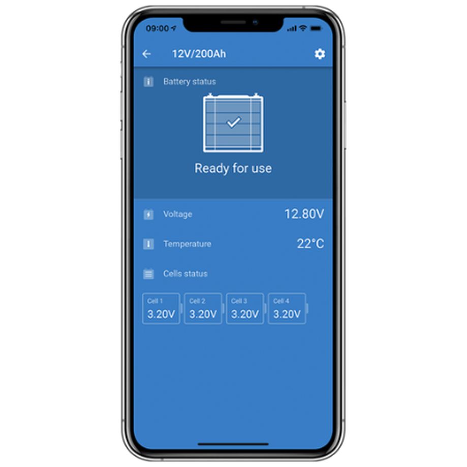[BAT512120610] Smart リチウムイオンバッテリー 12,8V/200Ah ...