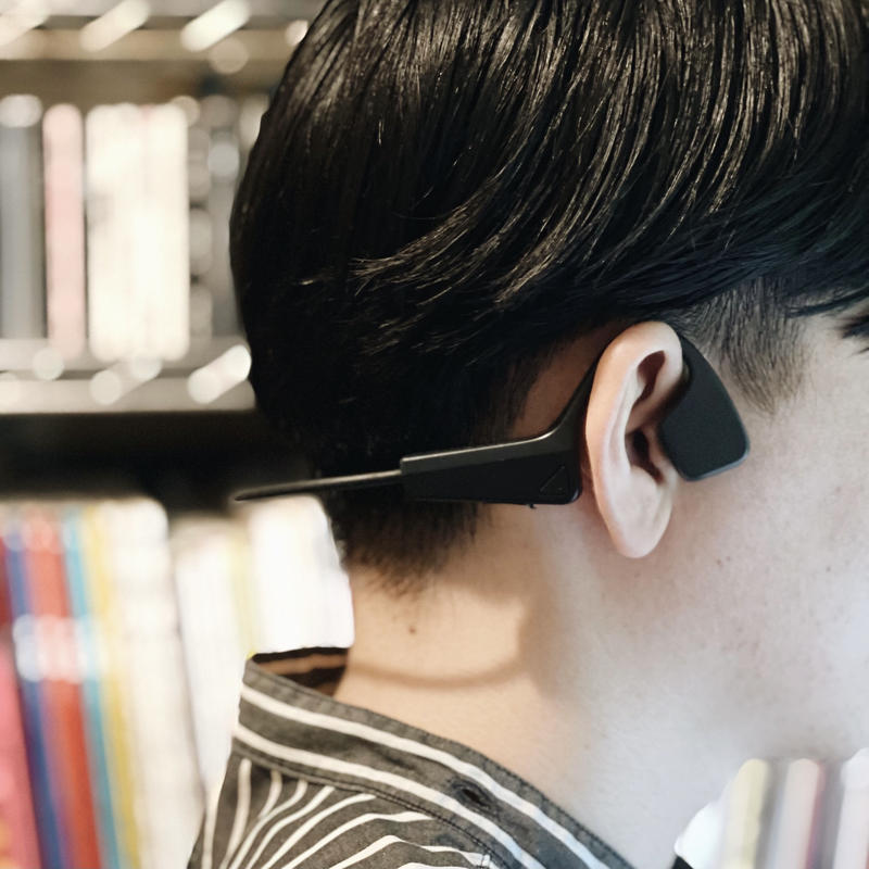 movio 骨伝導ワイヤレスイヤホン Bluetooth5.0 軽量28g IPX5防水 連続再生5時間 ActiBone M305BONE ...