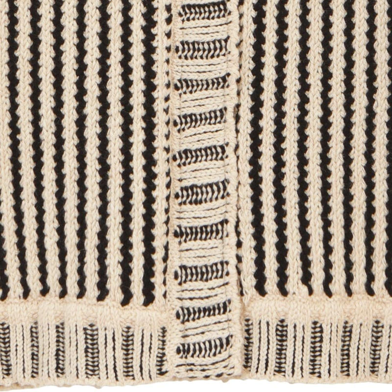 35％割引ホワイト系,M【限定セール！】 CLANE STRIPE CABLE HALF SLEEVE CARDIGAN カーディガン/ボレロ トップスホワイト系M-OTA.ON.ARENA ...